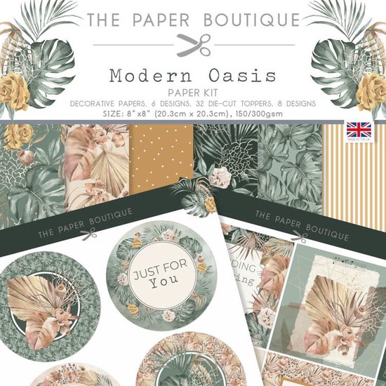 The Paper Boutique Modern Oasis Paper Kit | bol