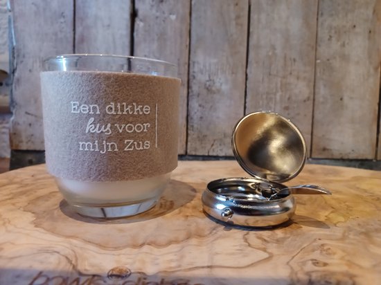 Kaars-Kaars in glas-Zus-Lieve... | bol