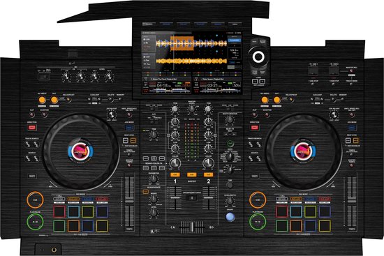 dj-skins Pioneer DJ - XDJ-RX3 Skin - Brushed Black - DJ-skin | bol.com