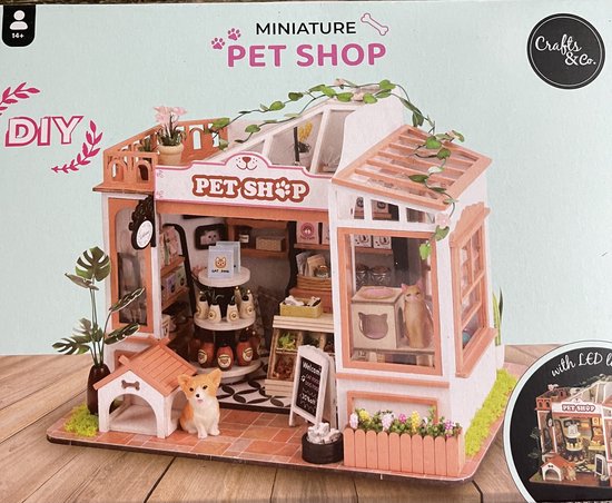 Crafts & Co Miniature Pet Shop om zelf te maken- DIY met led ...