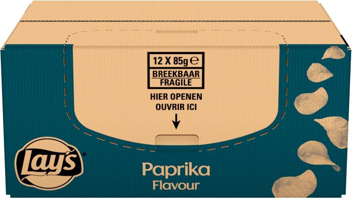 Lay's chips paprika 85 gr Doos 12 Zakken! | bol.com