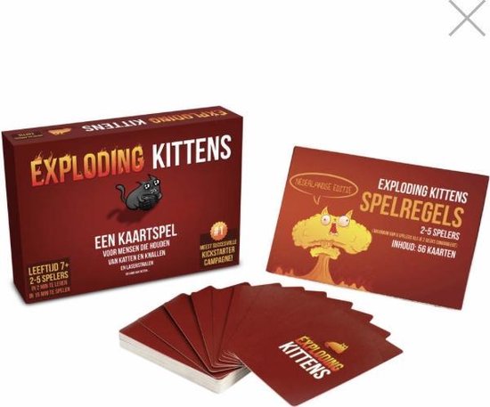 Exploding Kittens Original Edition - Engelstalig Kaartspel | Games ...