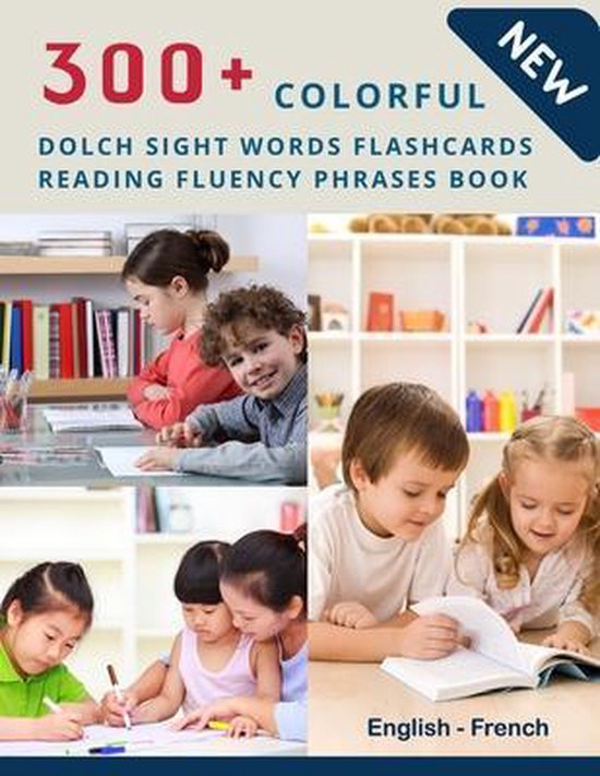 300+ Colorful Dolch Sight Words Flashcards Reading Fluency Phrases Book ...