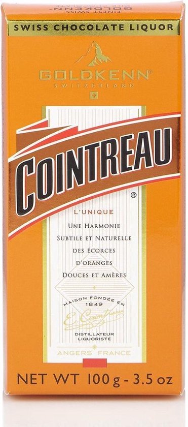 Cointreau (sinaasappellikeur) melk chocoladereep (100 gram) | bol