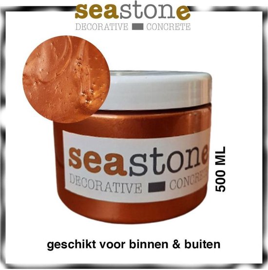Seastone Metalic Paint Rose Gold | bol