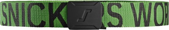 Snickers 9004 Riem met logo - Appelgroen/Zwart - One size | bol
