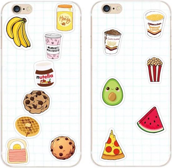 Mix van 43 coole stickers voor laptop, telefoon, waterfles, koelkast ...