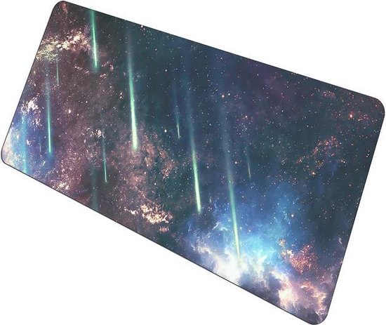 Muismat XXL Gaming - Sci-Fi Galaxy Falling Star - Anti-slip - 70 x 30 ...