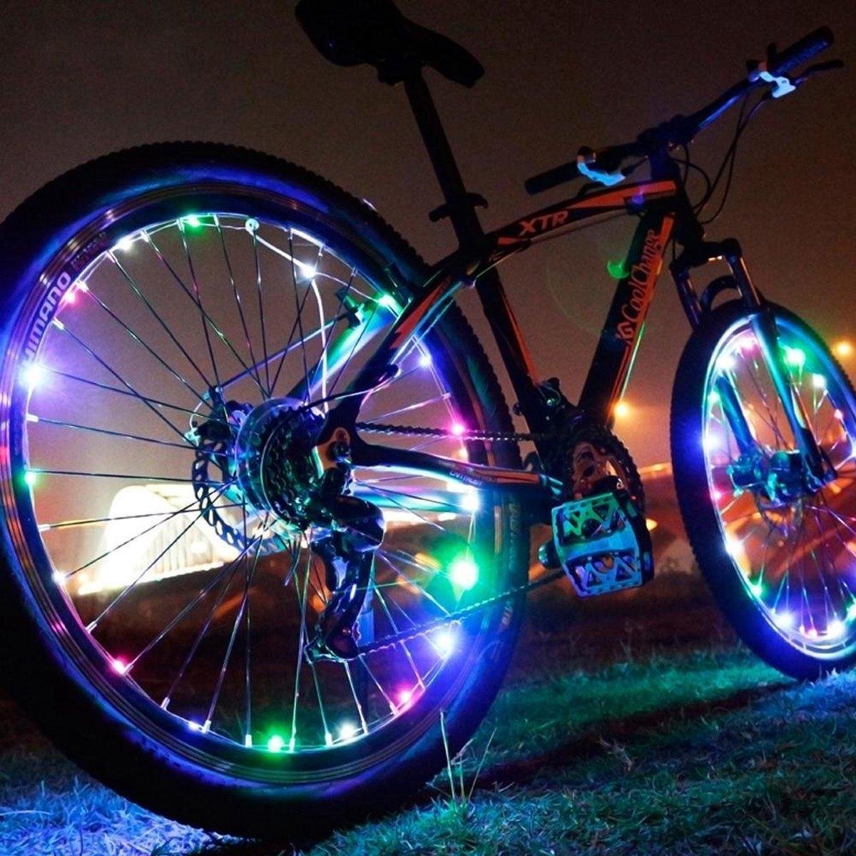 Kleurrijk - Fietsverlichting - Set Van 2 -kleurrijk- Fiets Licht ...