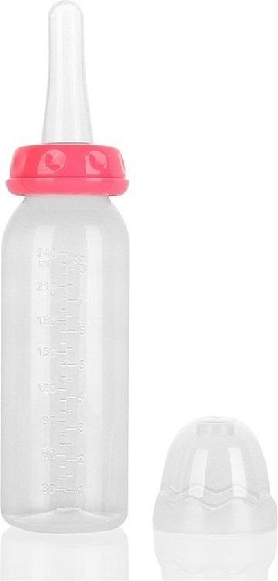 Babyfles voor volwassenen - ABDL fles - Donker roze | bol