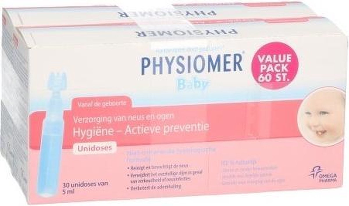 Physiomer Baby Unidosis - Neusdouche - 60 stuks | bol.com