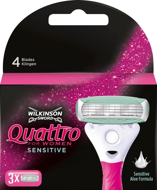Wilkinson Scheermesjes Quattro Sensative 3 Mesjes | bol