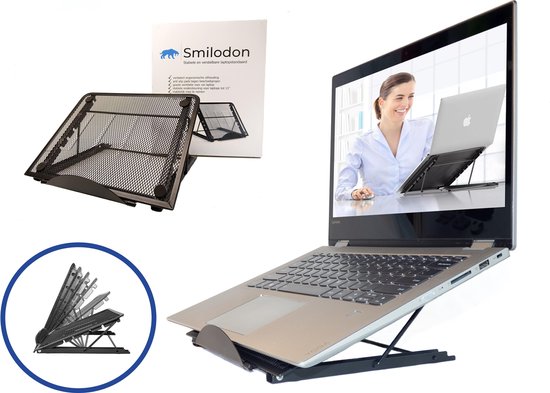 Smilodon Verstelbare Universele Laptop standaard van Metaal ...