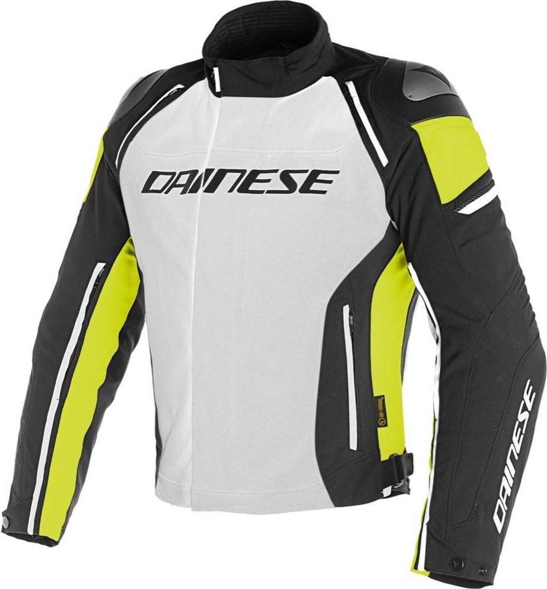 Dainese Racing 3 D-Dry Black Black Red Textile Motorcycle Jacket 48 ...