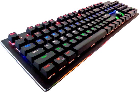 GAMMEC XBLADE MECHANICAL GAMING KEYBOARD WITH ROW LIGHTS - BLUE ...