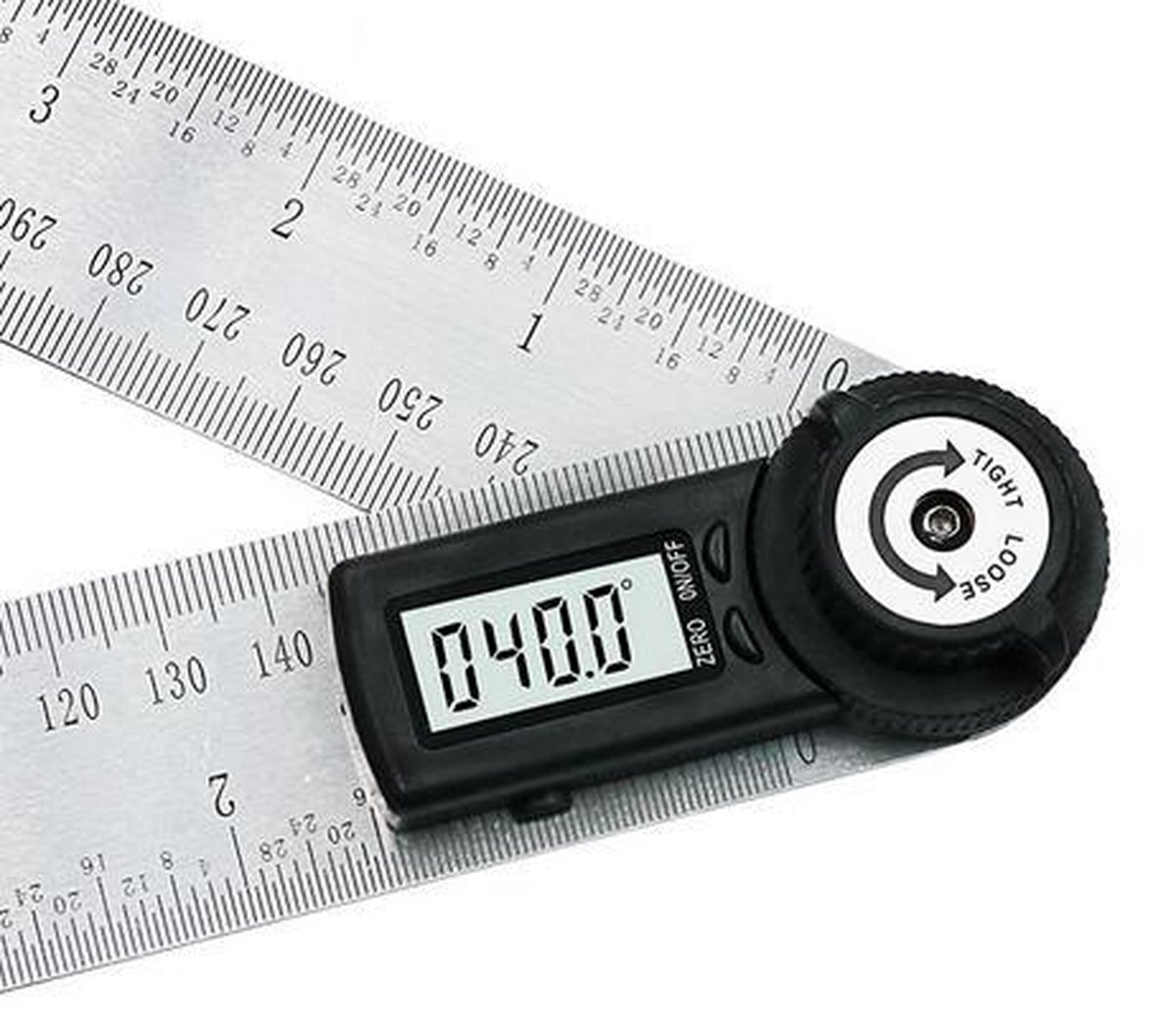 Hoekmeter Gradenmeter 360 graden met 20cm lineaal Digital Protractor ...