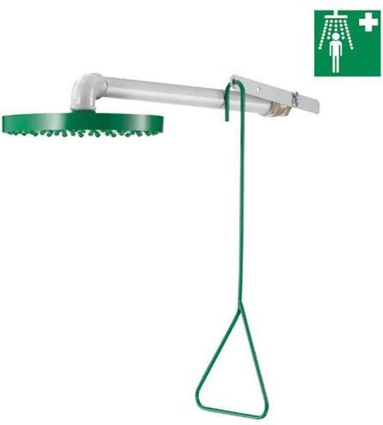 Nooddouche horizontale muurbevestiging | bol