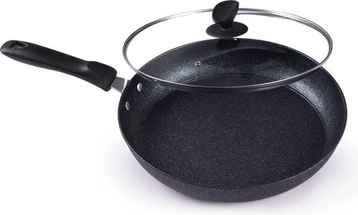 ChoppEtt hapjespan 28cm met deksel| anti-aanbaklaag | hapjespan ...