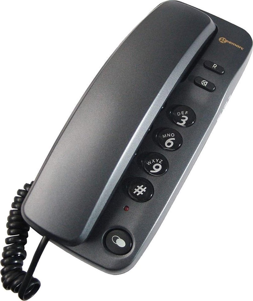 GEEMARC Marbella slanke analoge TELEFOON - donkerstaalblauw | bol