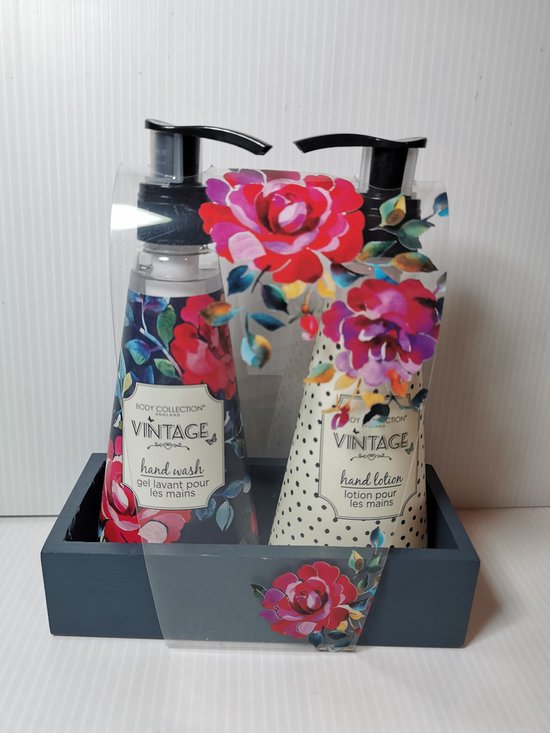 Geschenkset: Handzeep en Handlotion Vintage Wild Flower by Body ...