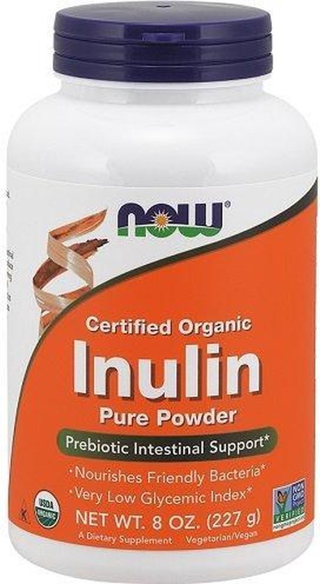 NOW Foods - Inulin Powder, Organic - 227g | bol