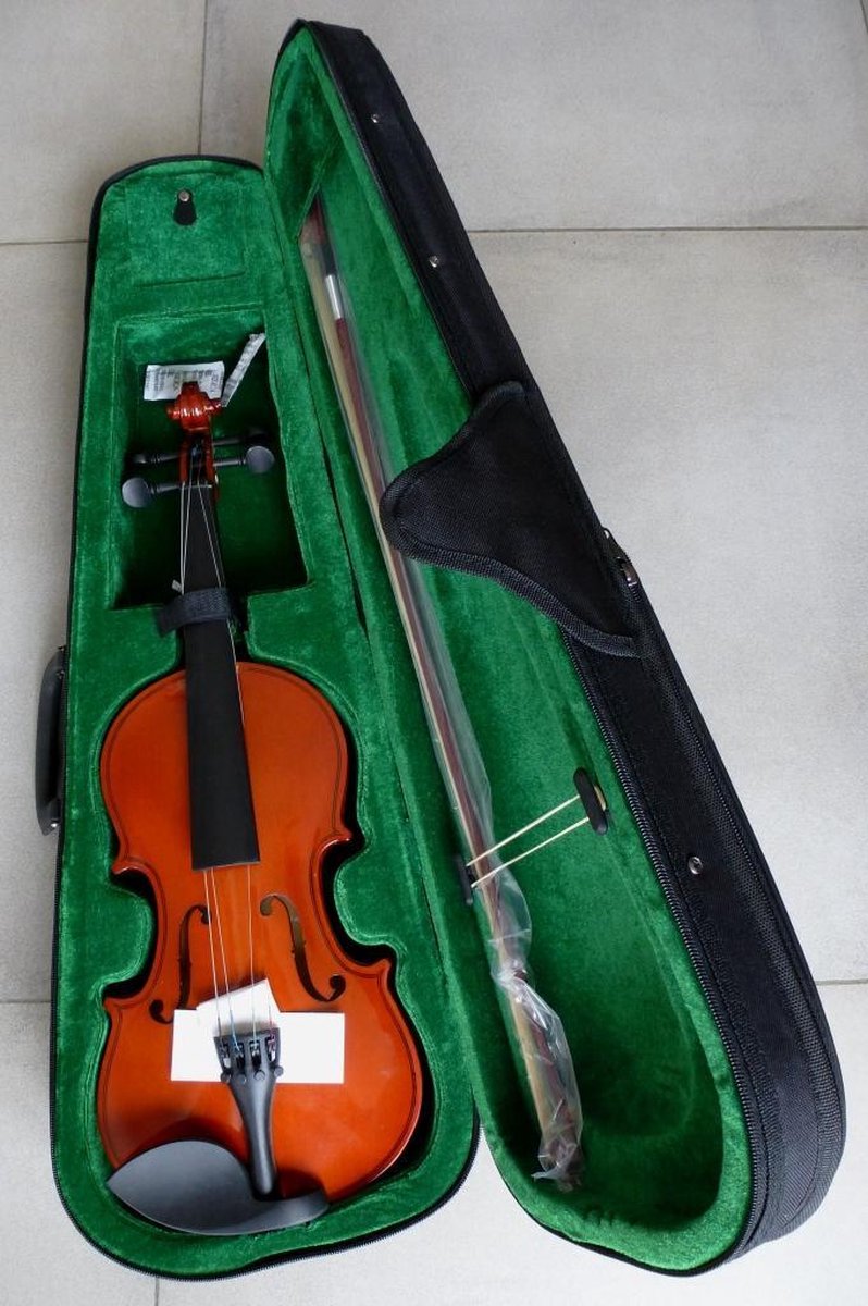 Serafs E12N viool voor kinderen tussen 6 en 10j. Kleur: naturel | bol