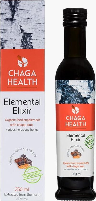 Chaga Health / Elementair Elixer Bio (Alc 6% Vol) – 250 Ml | bol.com