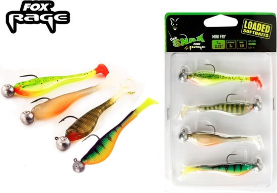 Fox Rage Mini Fry Loaded - 7 cm - mixed colour pack | bol.com