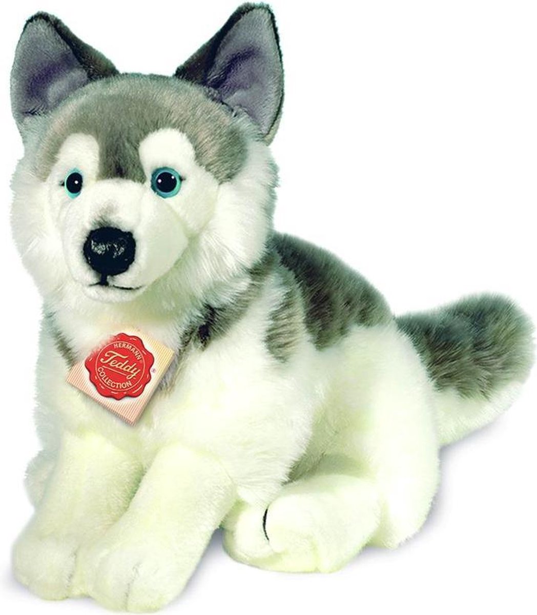 Hermann Teddy Knuffel Hond Husky | bol.com