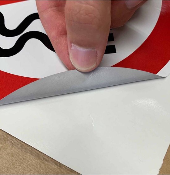 Verboden in te schakelen sticker - ISO 7010 - P031 50 mm - 10 stuks per ...
