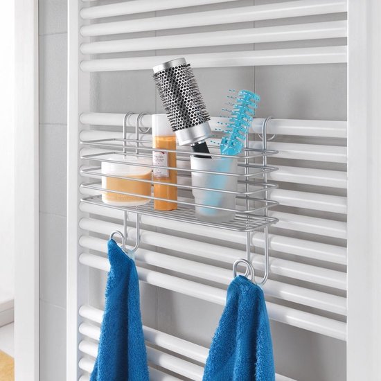 Tomado Metaltex Badkamer rekje hangend - 403801 - Ophangen zonder boren ...