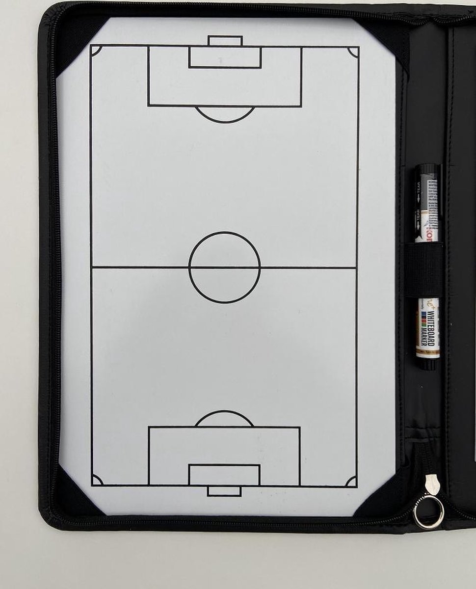 Tactiekmap / coachmap voetbal - voetbaltrainer - lederen map inclusief ...