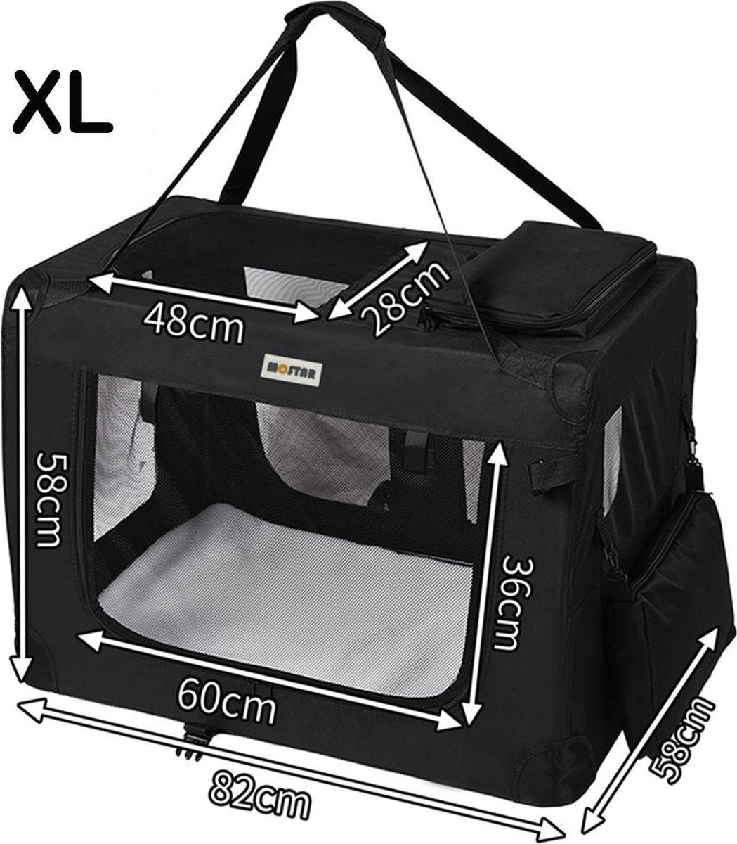 MC Star Hondenbench Reisbench Auto bench voor hond katten - Pet ...