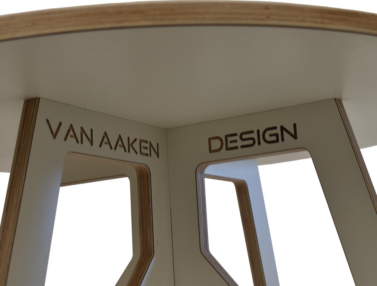 Kindertafel rond - Houten tafel rond - Van Aaken Design - Berken ...