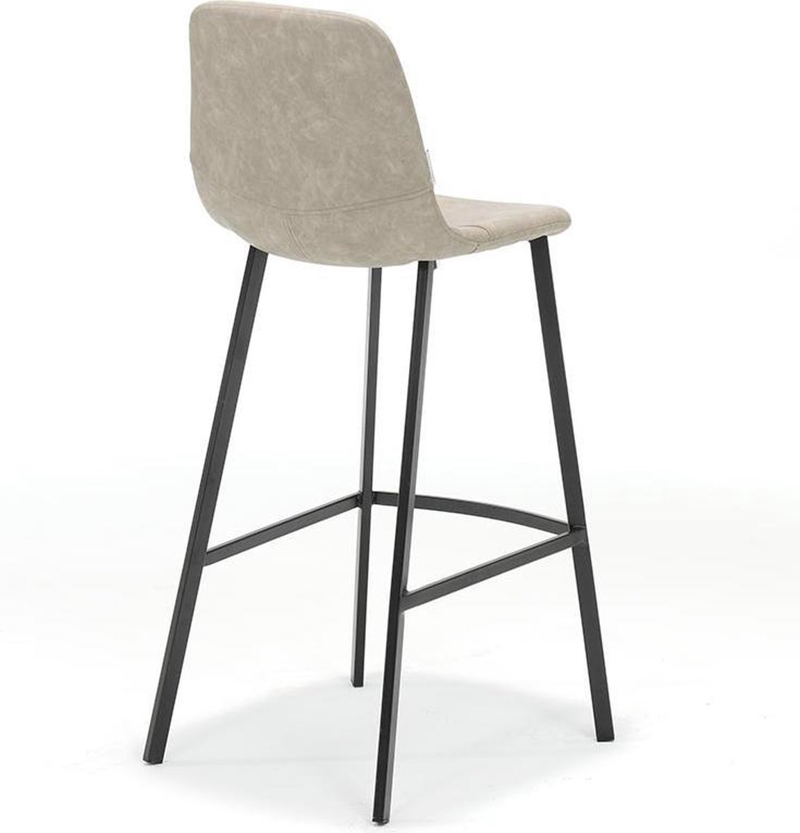 Barkruk Monza | leer Vintage beige | bol.com