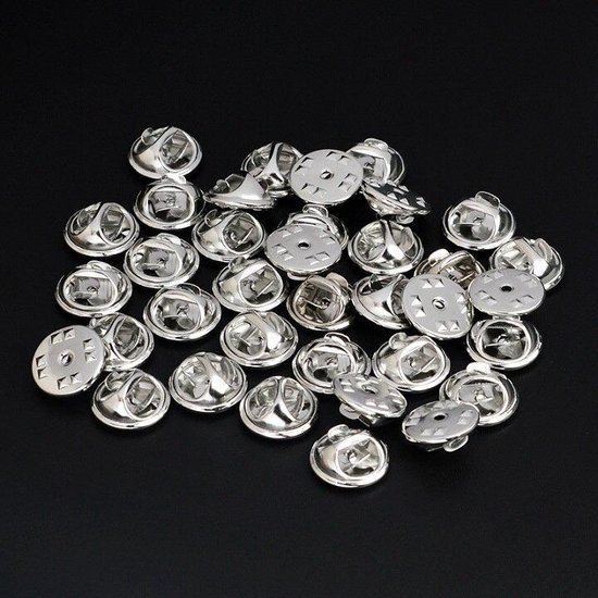 Grijs | Metaal | Pins achterkant | broche | ca. 25stuks | bol.com