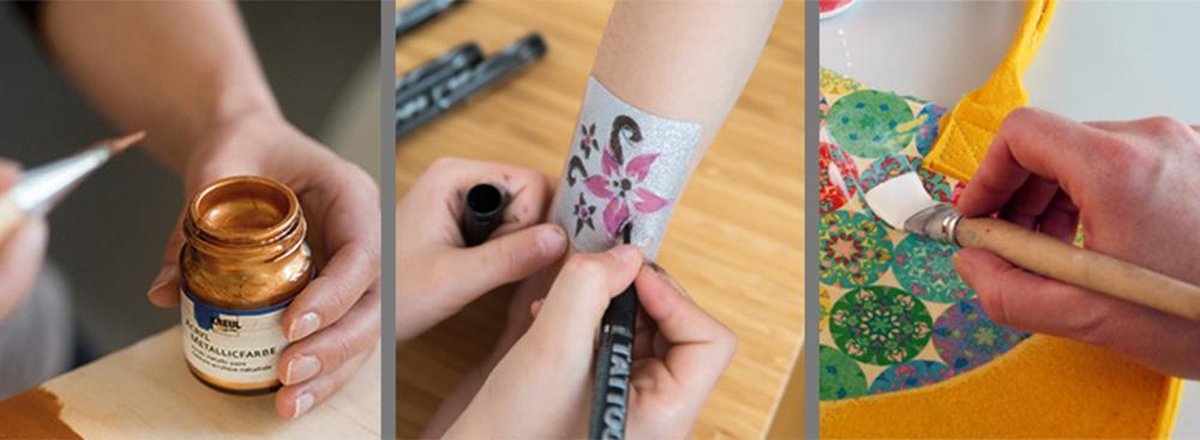 KREUL Rode Tattoo Stift - Tattoo pen voor creatief schilderen en ...