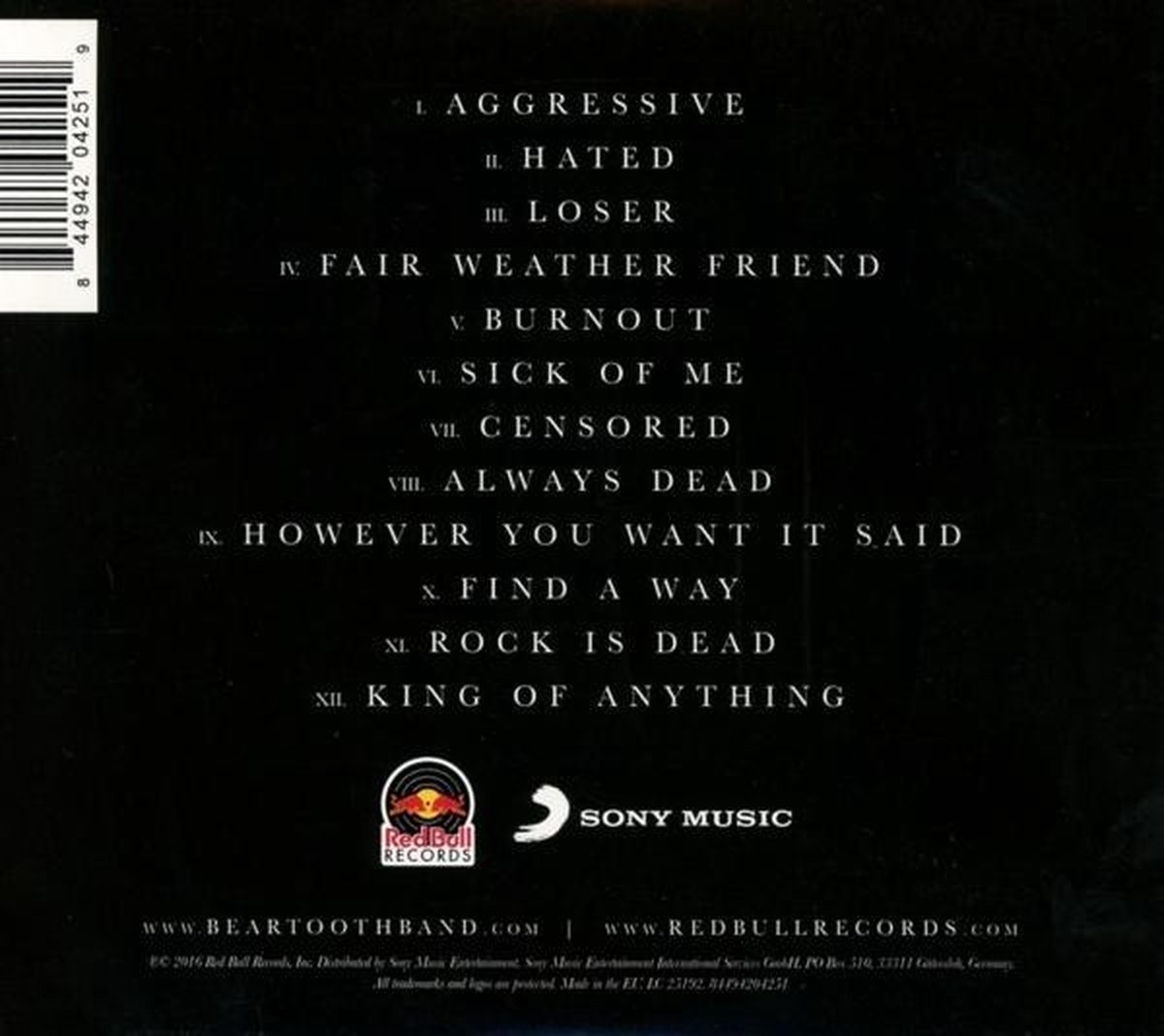 Aggressive, Beartooth | CD (album) | Muziek | bol