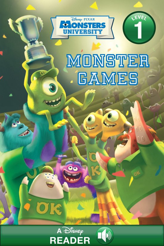 Disney Reader with Audio (eBook) 1 - Monsters University: Monster Games ...