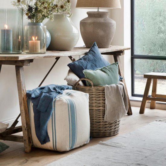 Grote Rieten Mand Rond | bol