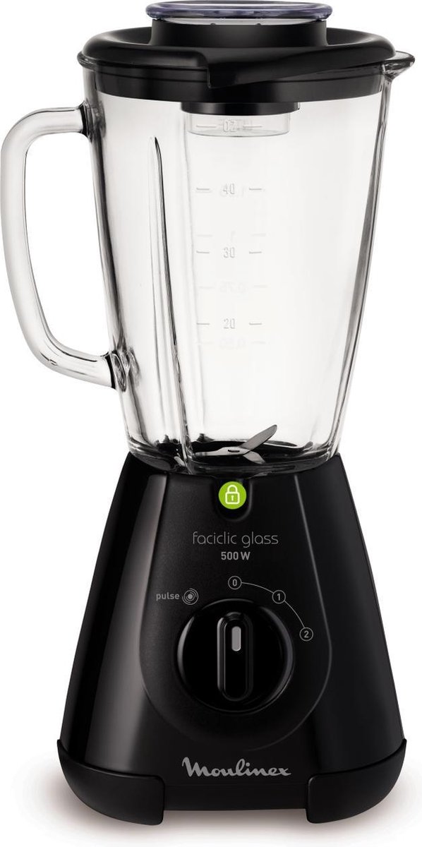 Blender Moulinex Faciclic Glass Black LM310810 | bol.com