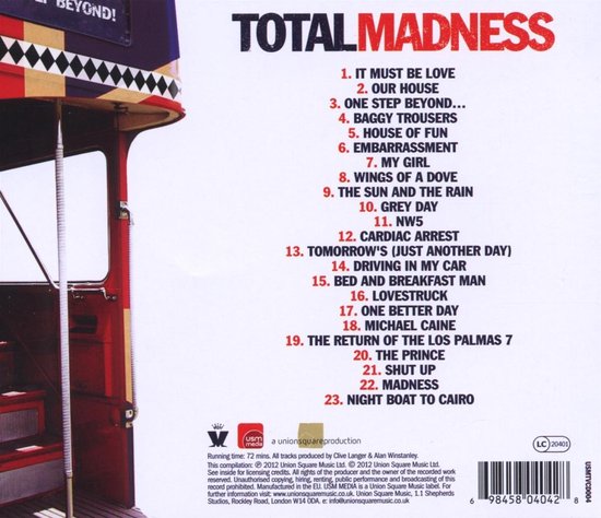 Total Madness, Madness | CD (album) | Muziek | bol.com