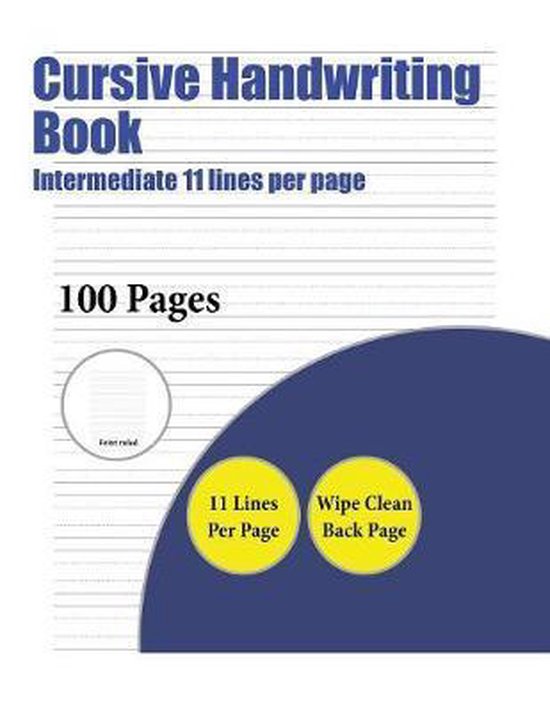 Cursive Handwriting Book- Cursive Handwriting Book (Intermediate 11 ...