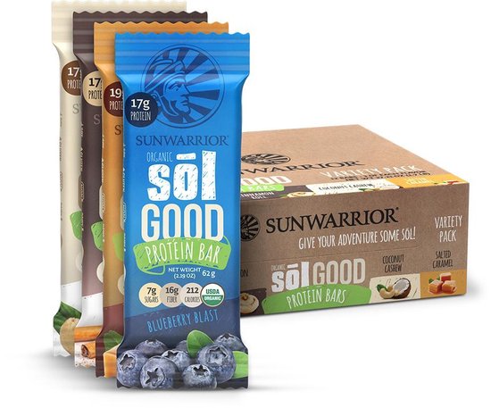 Sunwarrior Sol Good Bars - Variety Pack | bol.com