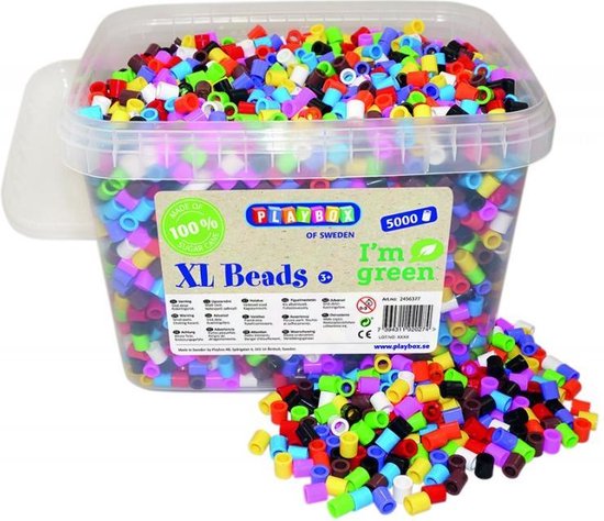 Ecologische strijkparels - XL - 5000 stuks - Gemaakt van Suikerriet ...