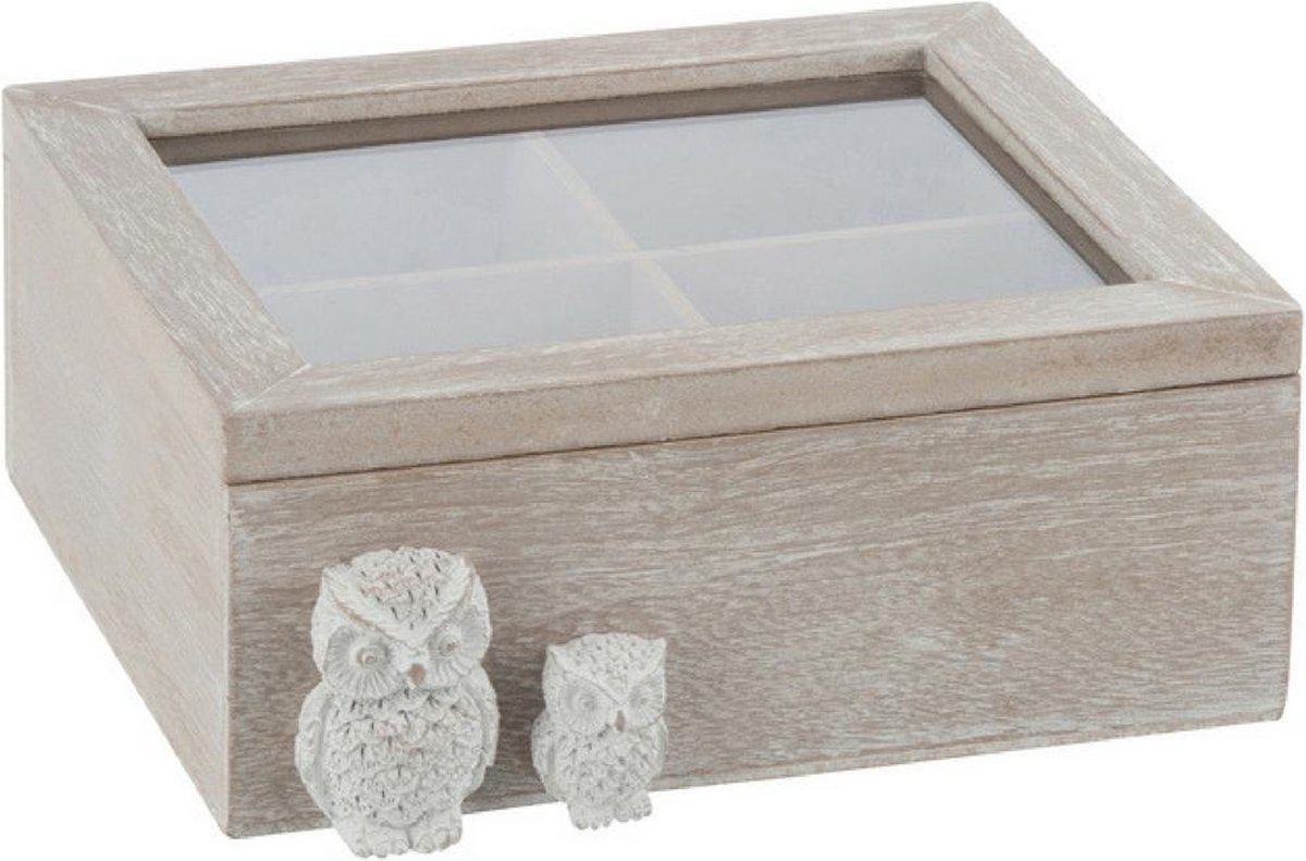 Theedoos klein hout | bol.com