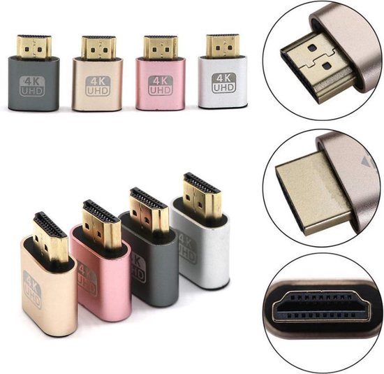 HDMI Dummy Plug 1 4 DDC EDID 4K Display Emulator Virtual Display hdmi-dummy-plug-1-4-ddc-edid-4k-display-emulator-virtual-display