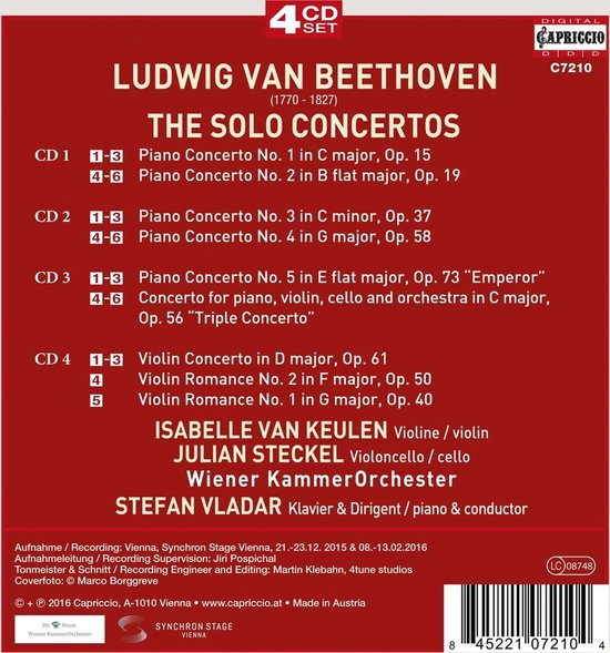 Stefan Vladar - The Solo Concerto (4 CD), Stefan Vladar | Muziek | bol