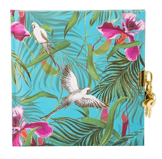 GOLDBUCH GOL-44345 TURNOWSKY dagboek TROPICAL PAPAGEI met slot | bol.com