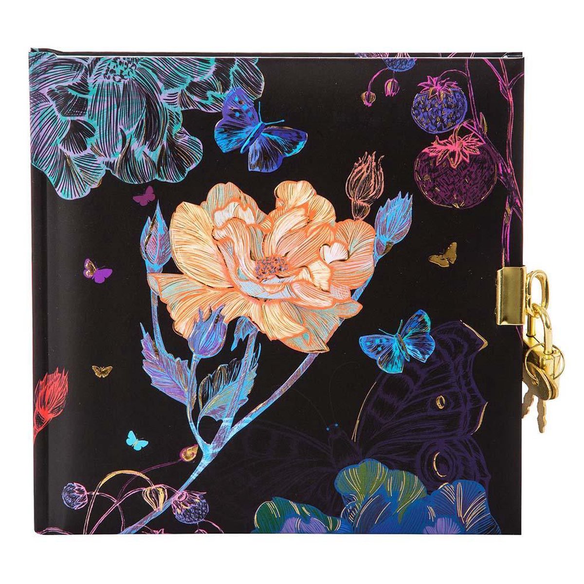 Agenda GOLDBUCH GOL-44344 TURNOWSKY MISTERY FLOWER avec serrure | bol.com